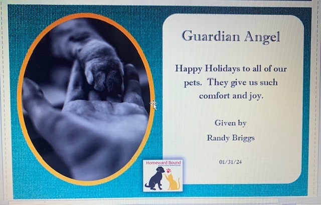 Guardian Angels - Homeward Bound: Addison County’s Humane Society
